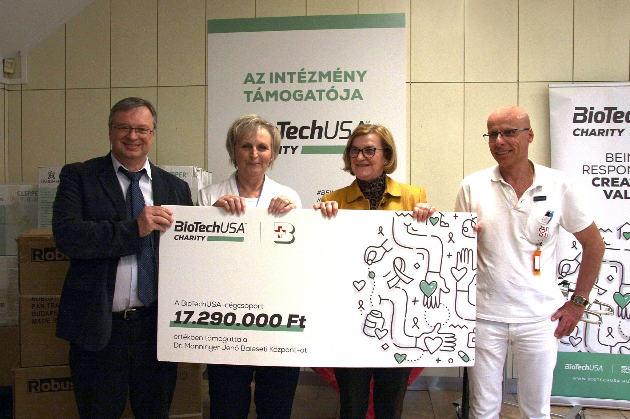 Étrendkiegészítőkkel és rehabilitációs eszközökkel támogattuk a Dr ...