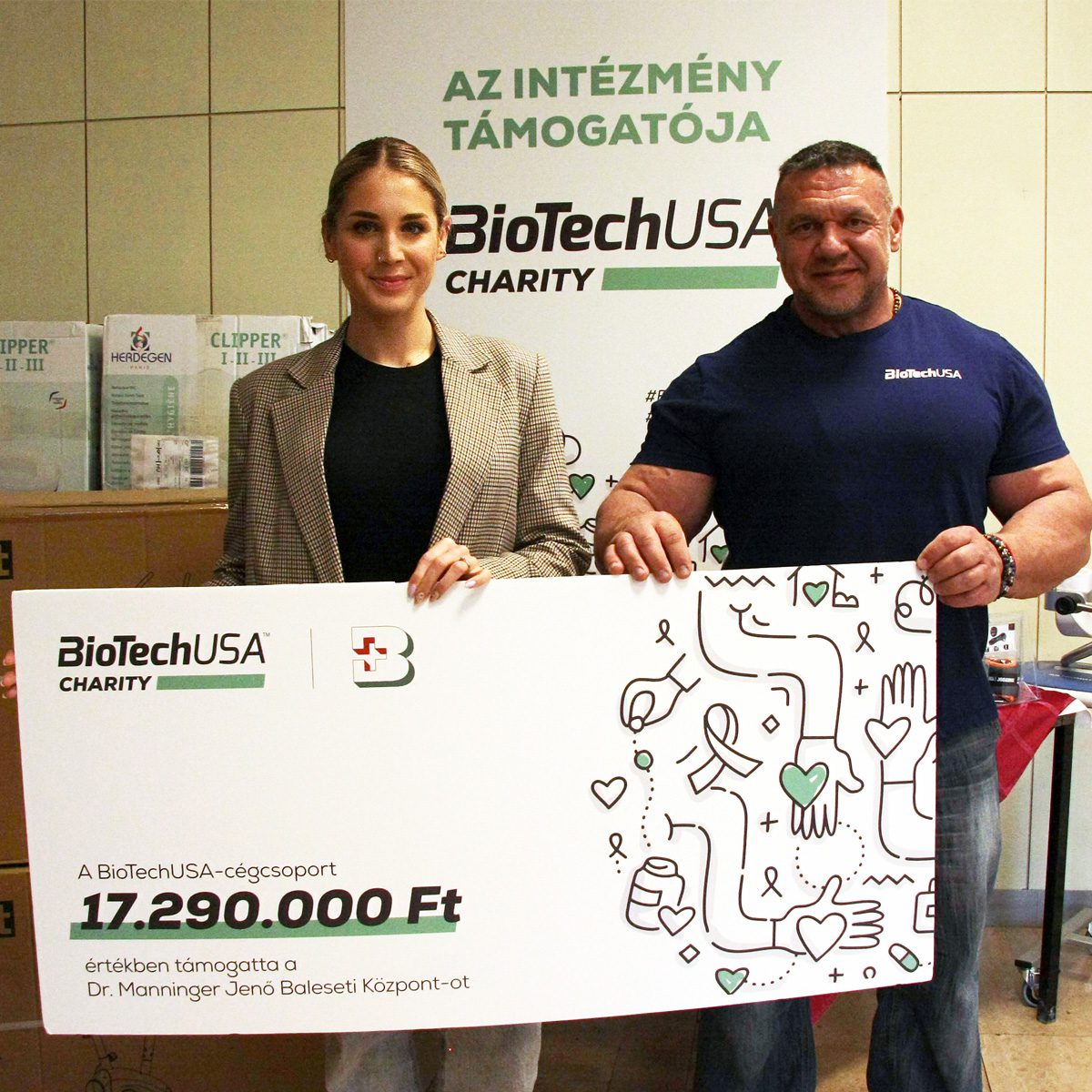 Étrendkiegészítőkkel és rehabilitációs eszközökkel támogattuk a Dr ...